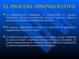 El Control Administrativo - Powerpoint - | PPT