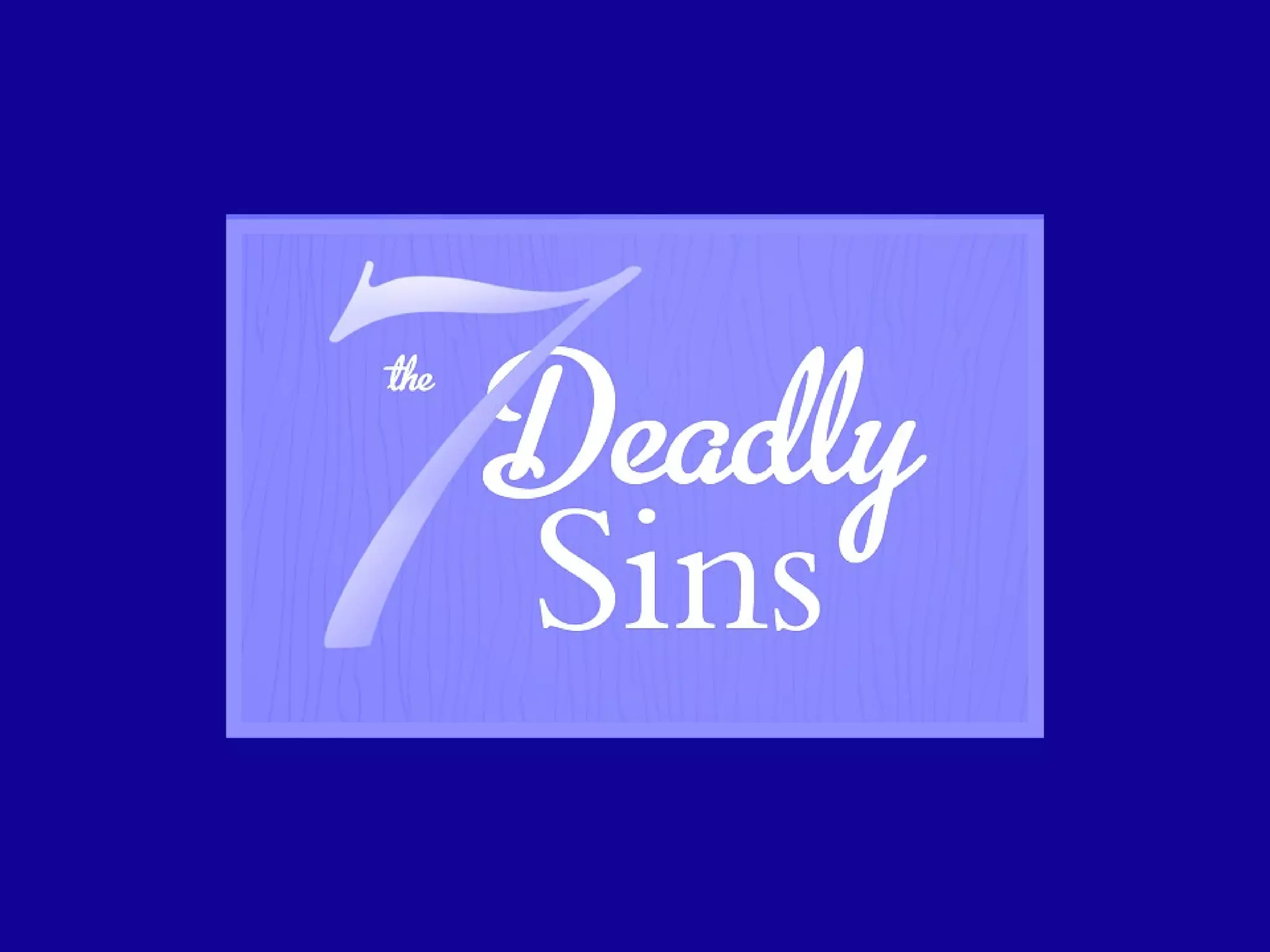 Pride Seven Deadly Sins Definition – VRIMCA