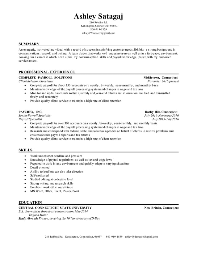 Ashley's 2016 Resume | PDF