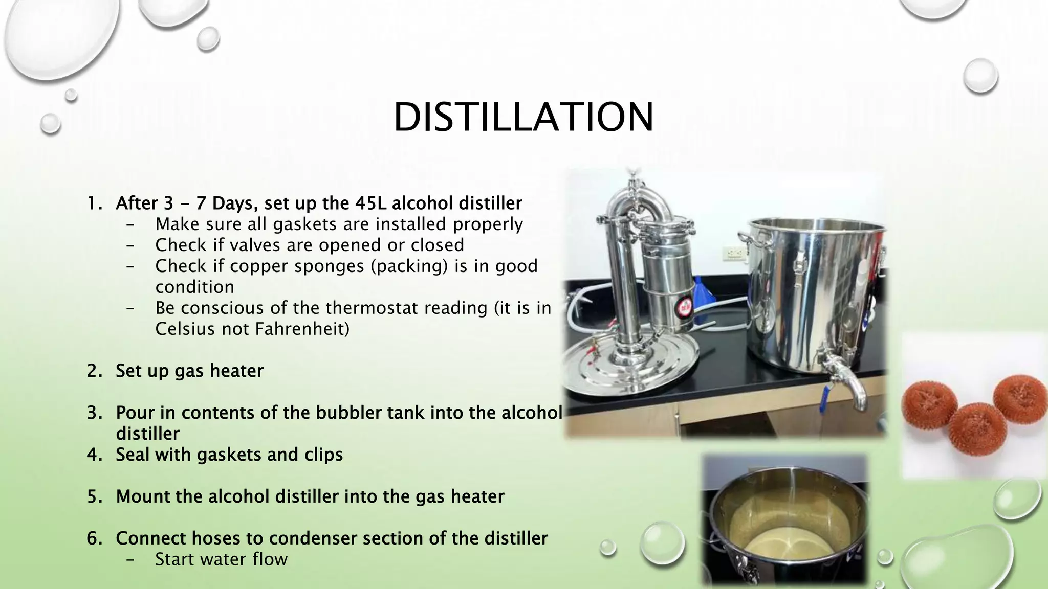 Ethanol Fermentation & Distillation | PPTX