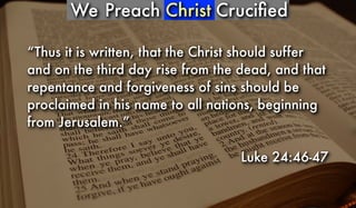 We Preach Christ Crucified | PDF