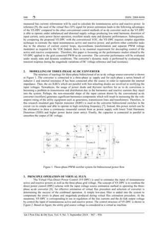 An Analysis of Virtual Flux Direct Power Control of Three-Phase AC-DC Converter | PDF