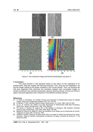 Image Registration Methode in Radar Interferometry | PDF