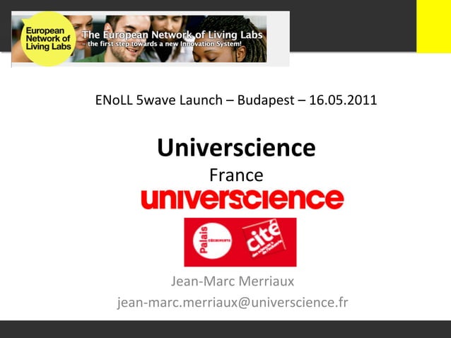 Universcience Presentation | PPT