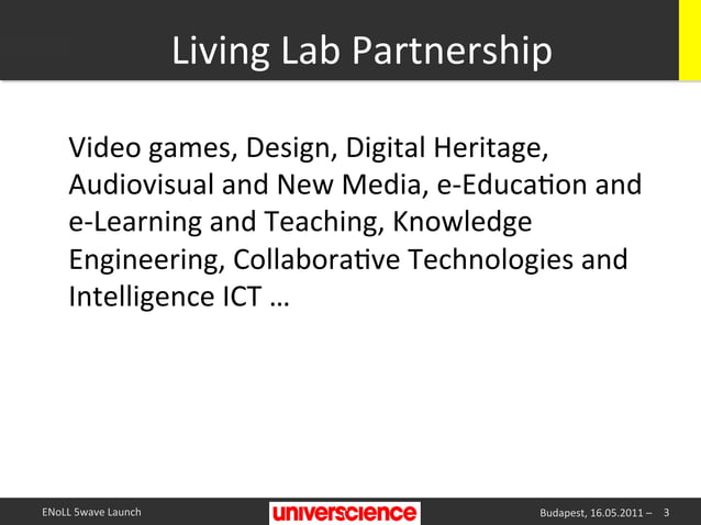 Universcience Presentation | PPT