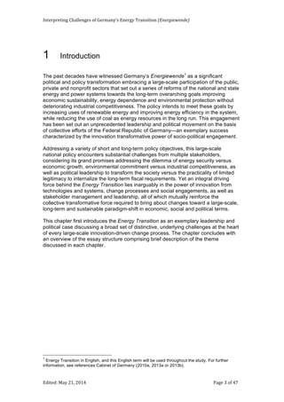 Large-Scale Innovation System: Leadership and Political Case Study of ...