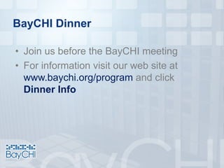 2017_02 BayCHI welcome slides | PPT