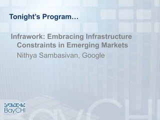 2017_02 BayCHI welcome slides | PPT