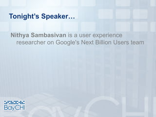 2017_02 BayCHI welcome slides | PPT