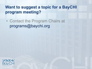 2017_02 BayCHI welcome slides | PPT