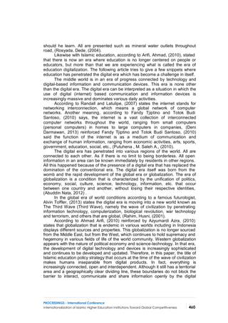 02 2018 uninsula nasional islamic education policy startey in indonesias digital era | PDF ...