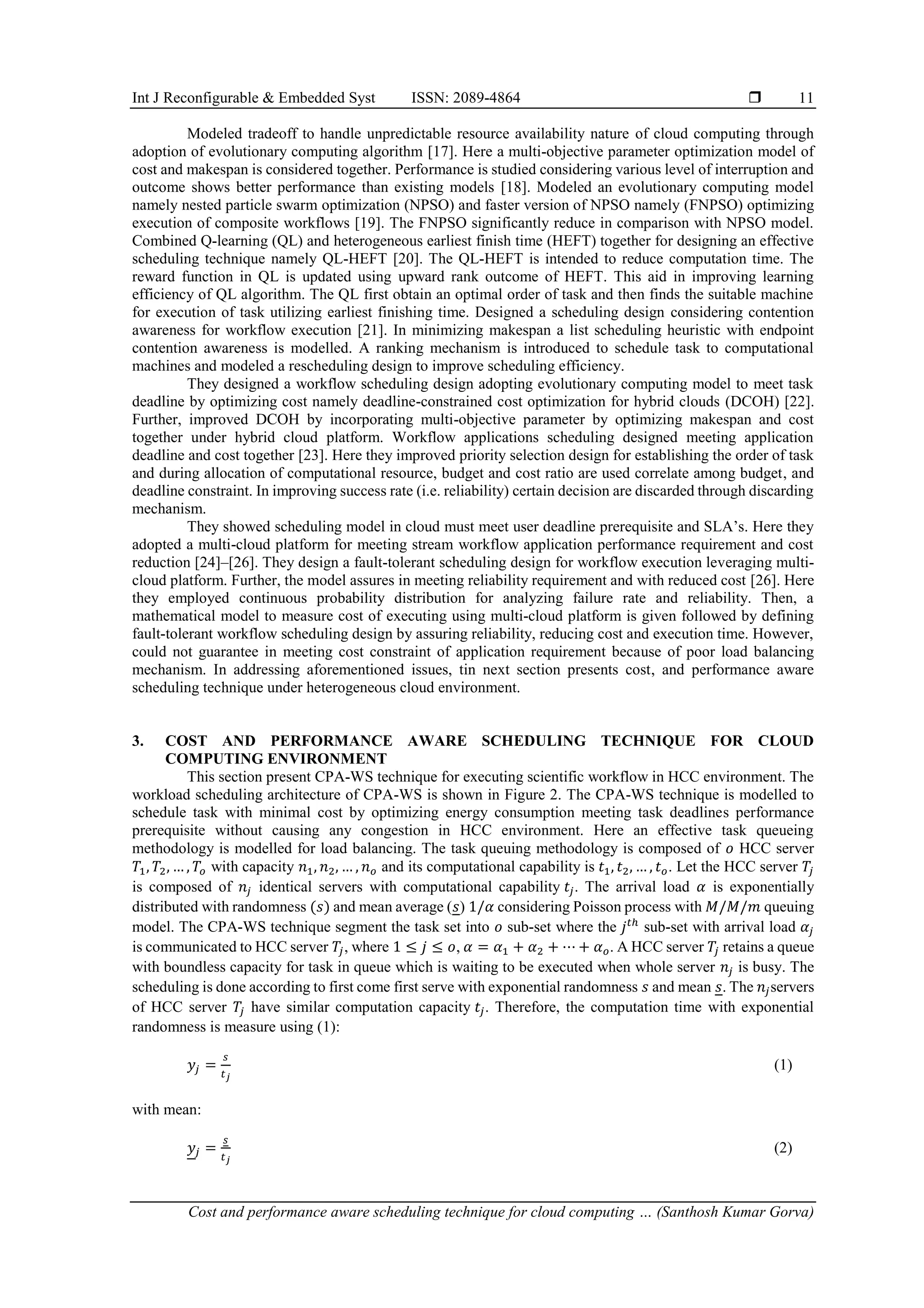 Cost and performance aware scheduling technique for cloud computing ...