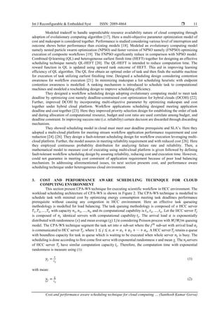 Cost and performance aware scheduling technique for cloud computing environment | PDF | Cloud ...