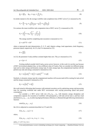 Cost and performance aware scheduling technique for cloud computing environment | PDF | Cloud ...