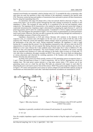 Three zone detection and distance relay co-ordination of power system ...