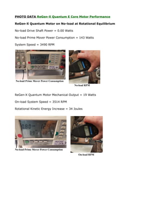 02,21,21 ReGenX Generator and ReGen-X Quantum Motor Test and ...