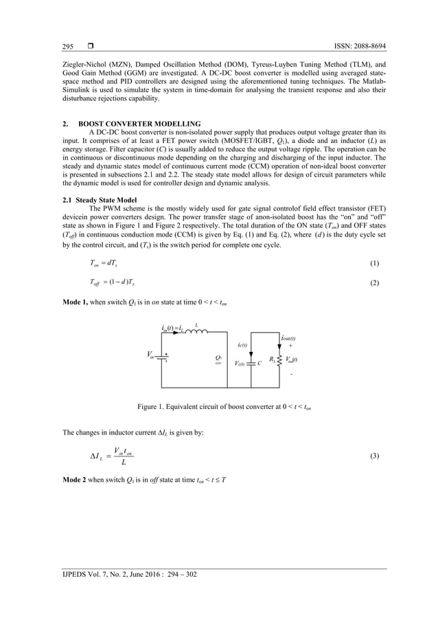 PID Controller Response to Set-Point Change in DC-DC Converter Control | PDF