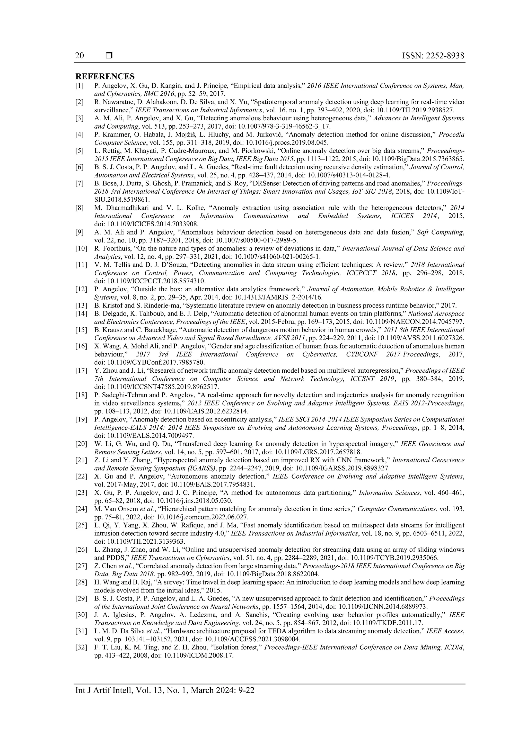 Empowering anomaly detection algorithm: a review | PDF | Internet | Computing