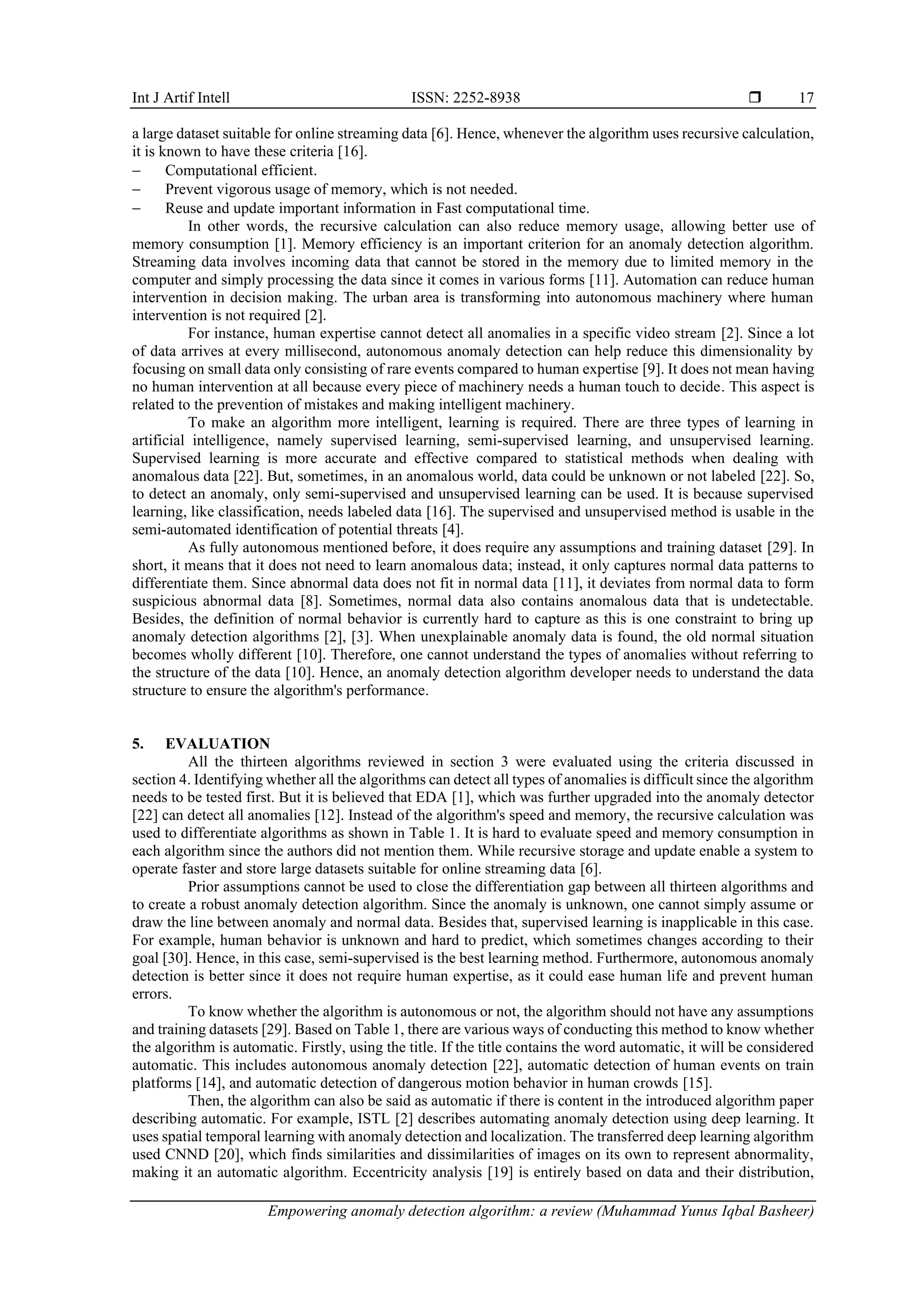 Empowering Anomaly Detection Algorithm A Review Pdf Internet