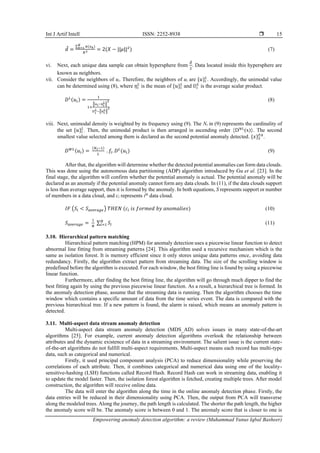 Empowering anomaly detection algorithm: a review | PDF | Internet | Computing