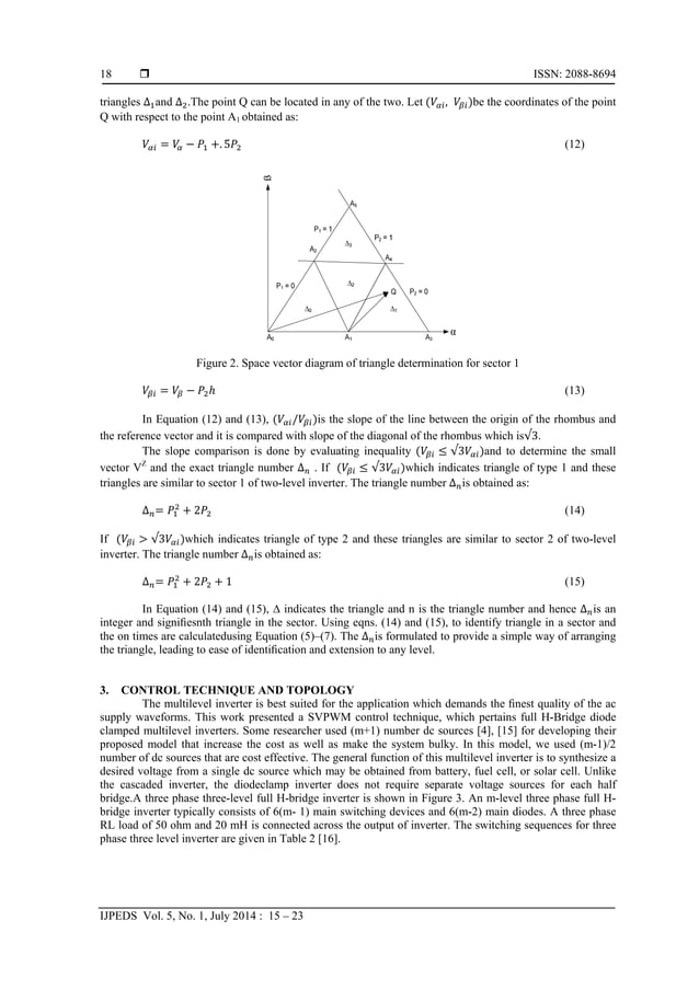 Comparative Analysis of PWM Techniques for Three Level Diode Clamped Voltage Source Inverter | PDF