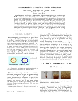 PickeringEmulsionWriteUp | PDF