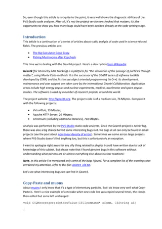 Copy-Paste and Muons | PDF