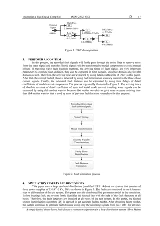 A simple faulted phase-based fault distance estimation algorithm for a loop distribution system ...