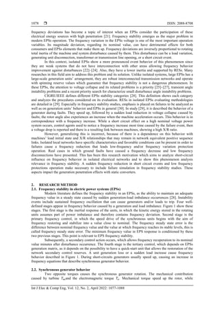 Frequency response analysis under faults in weak power systems | PDF