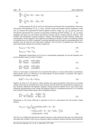Frequency response analysis under faults in weak power systems | PDF