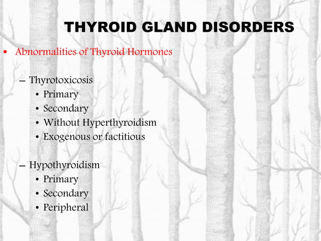 Thyroid gland disorder | PPT