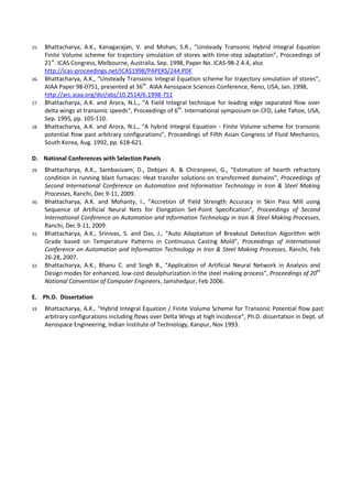 Arya - List of Publications - Dec 2016 | PDF