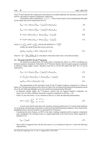 Online detection of interturn short-circuit fault in induction motor based on 5th harmonic ...