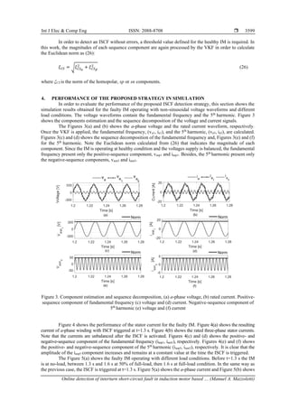Online detection of interturn short-circuit fault in induction motor based on 5th harmonic ...