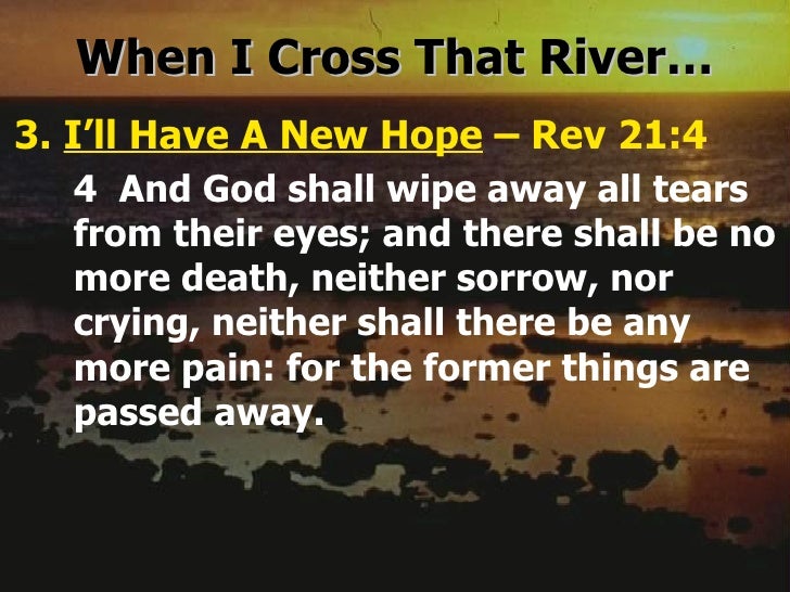 When I Cross That River