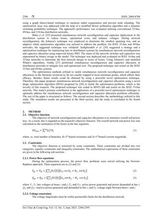 Simultaneous network reconfiguration and capacitor allocations using a novel dingo optimization ...