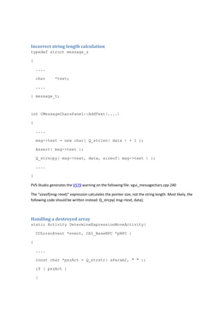 Checking the Source SDK Project | PDF