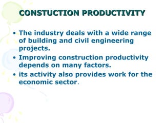 022 Construction Productivity (PART 1) | PPT