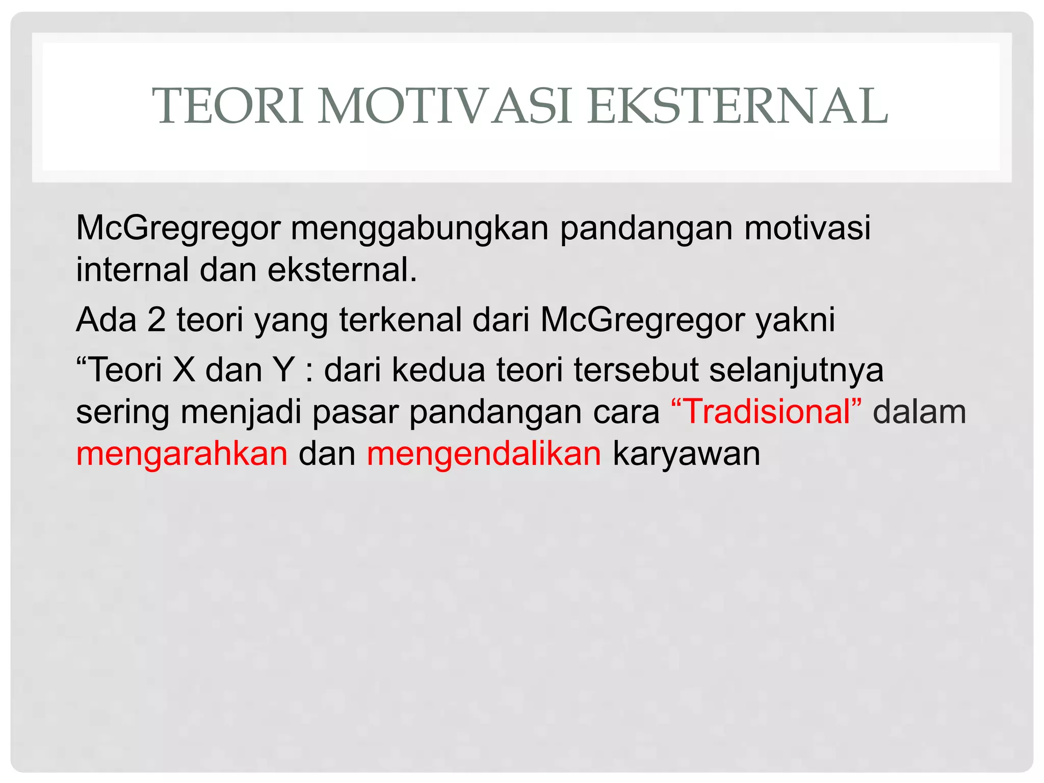 Dasar Manajemen (Harold Koontz) Lanjutan Model Tradisional | PPTX