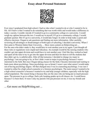 022 Introduction Paragraph Example Apa Examples A | PDF