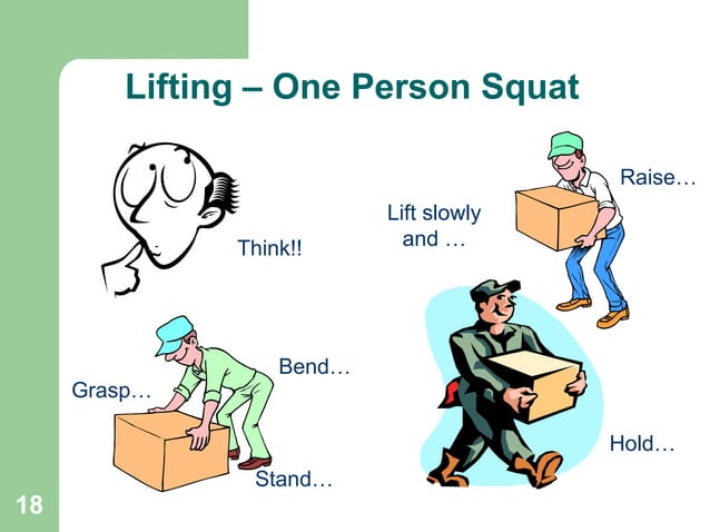 022 Manual Handling.ppt for safe handling of material & about body ...