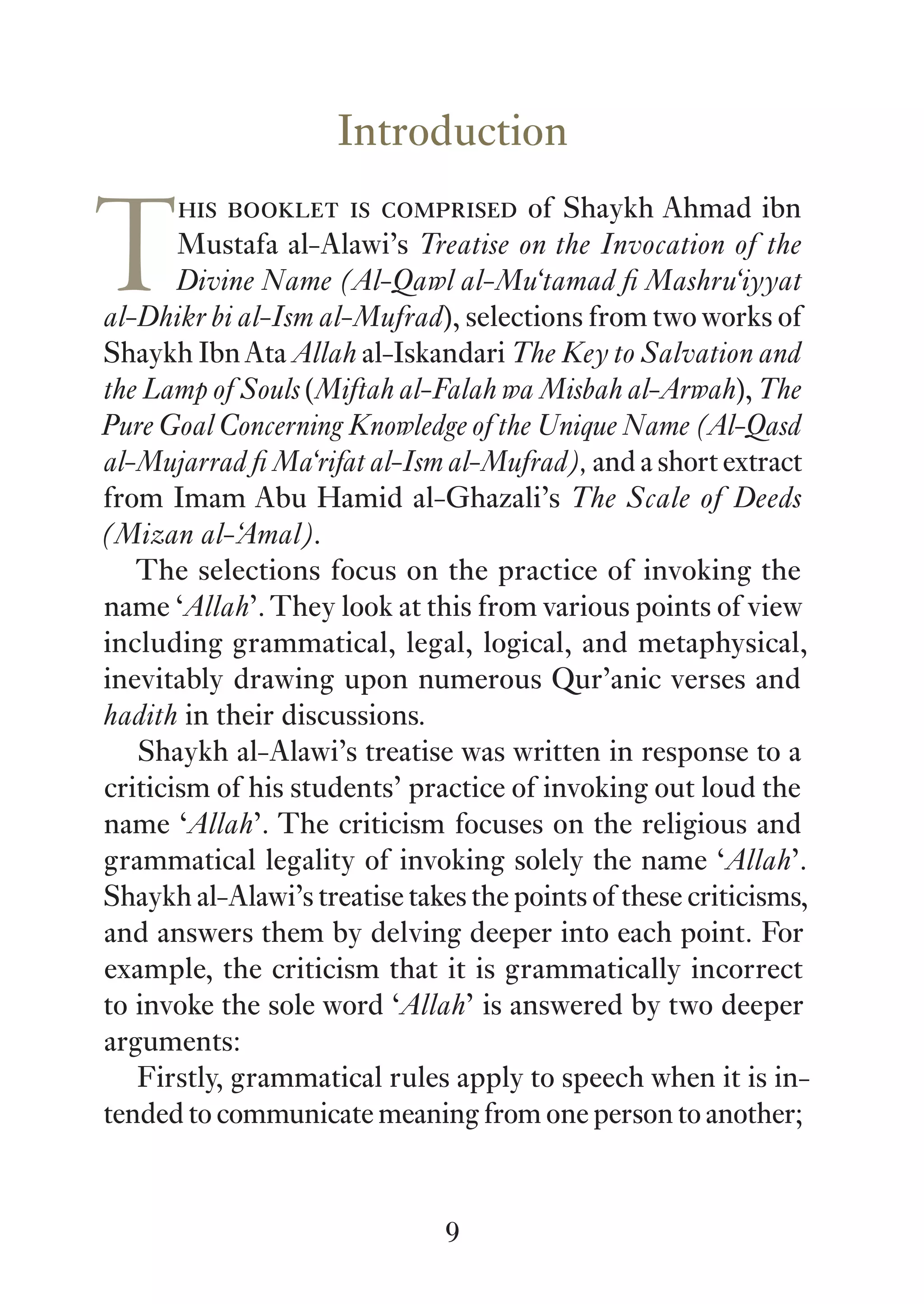 Invoking The Divine Name Allah | PDF