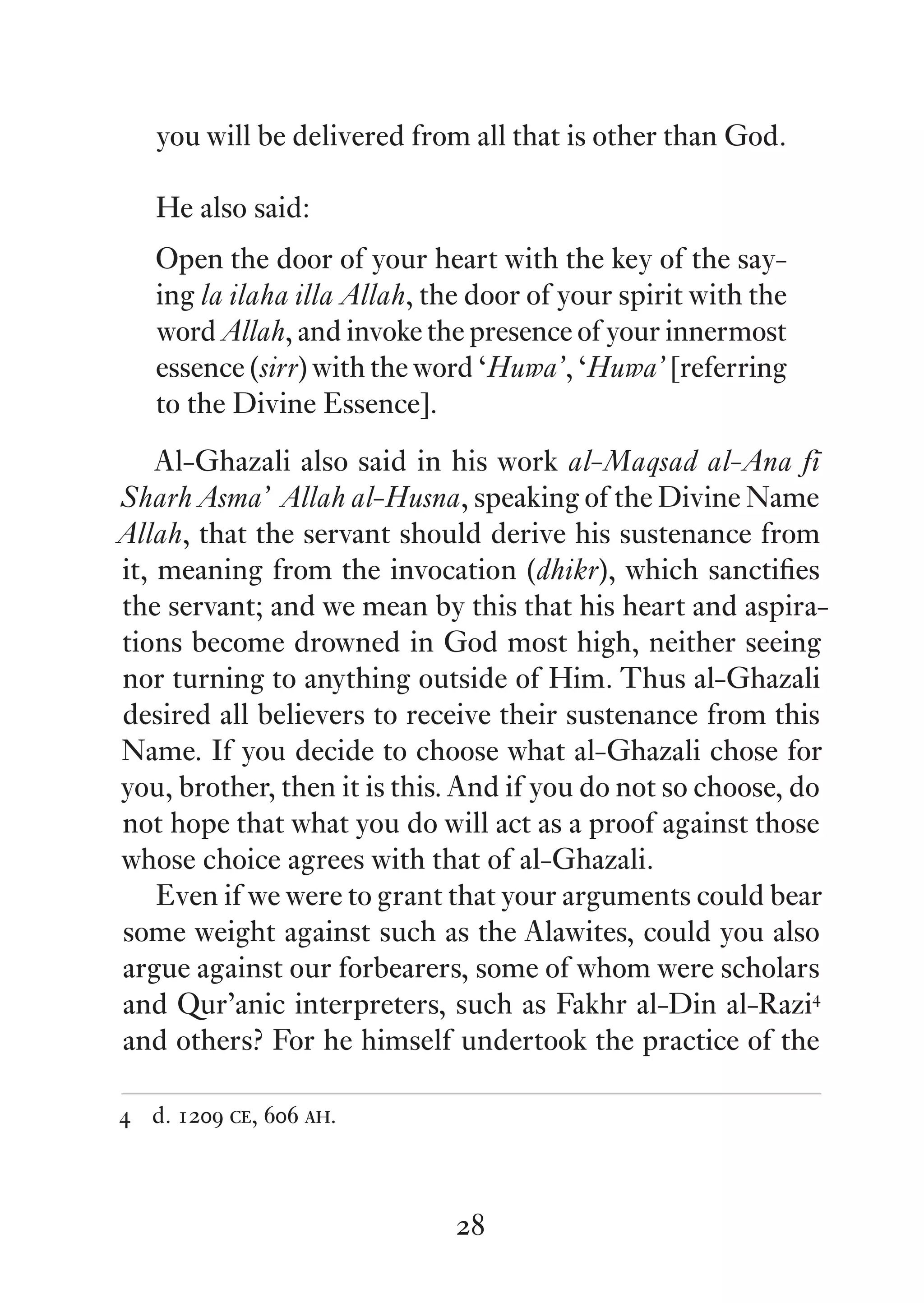 Invoking The Divine Name Allah | PDF