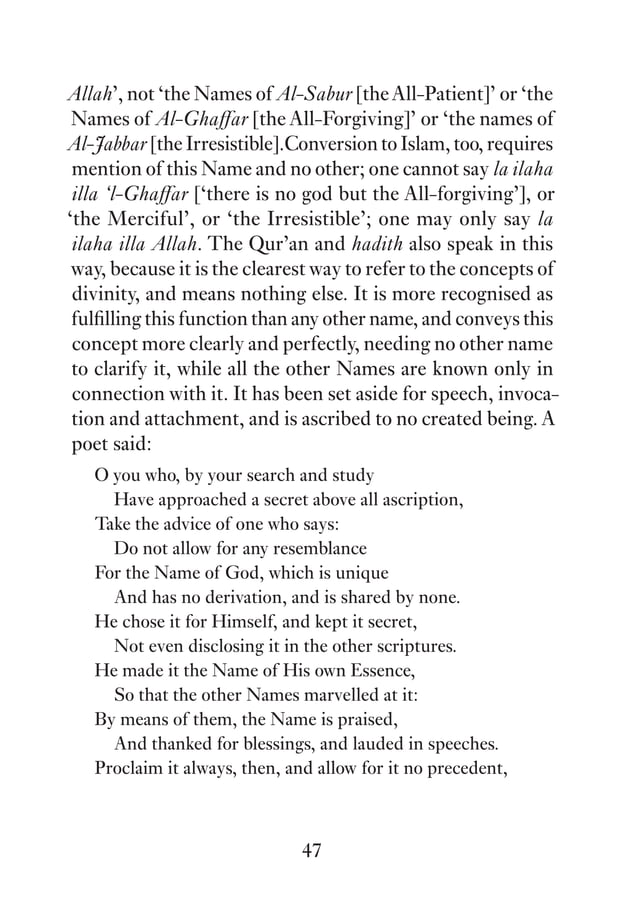 Invoking The Divine Name Allah | PDF