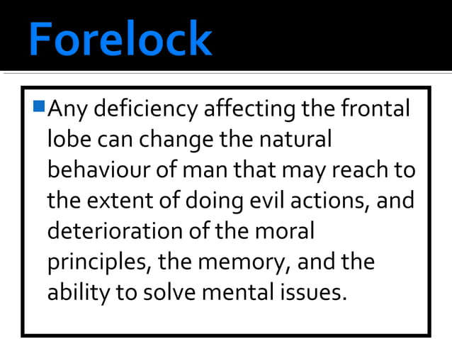 023 the fingerprint-forelock | PPT