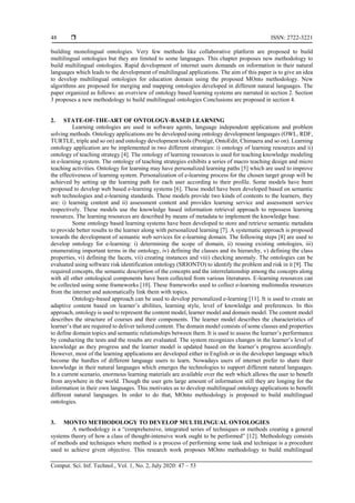 Building a multilingual ontology for education domain using monto method | PDF