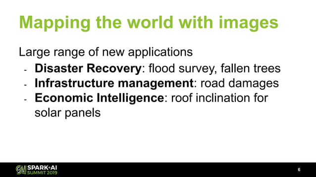 Geospatial Analytics at Scale with Deep Learning and Apache Spark | PPT