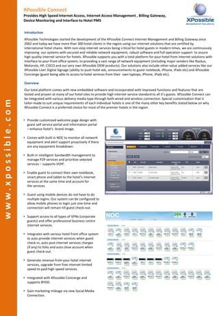 XPos_Connect_HSIA_Gateway | PDF