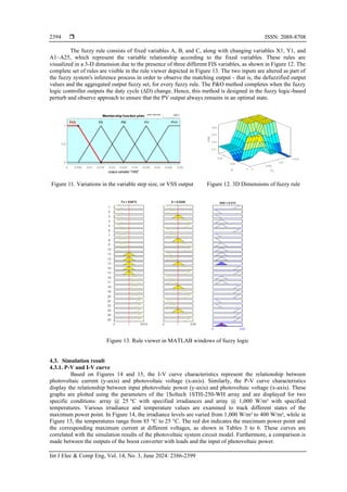 Enhancing photovoltaic system maximum power point tracking with fuzzy logic-based perturb and ...