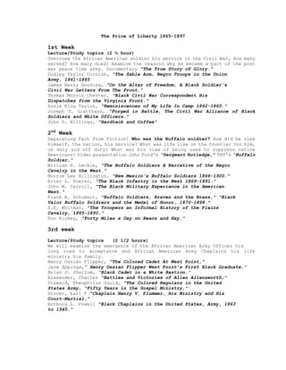 COURSE OUTLINE | PDF